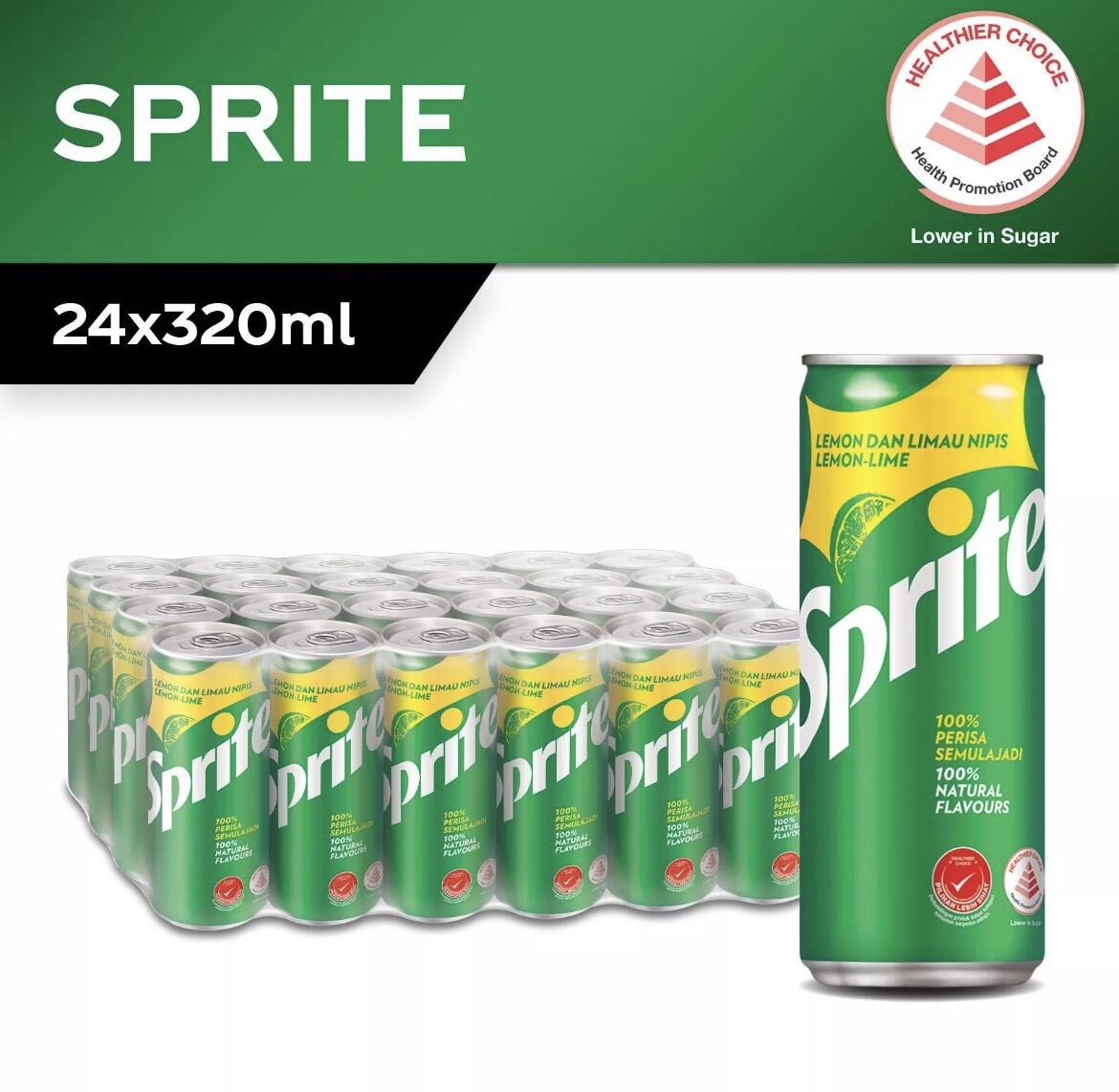 Sprite Lemonade 24 cans x 320ml | Lazada Singapore