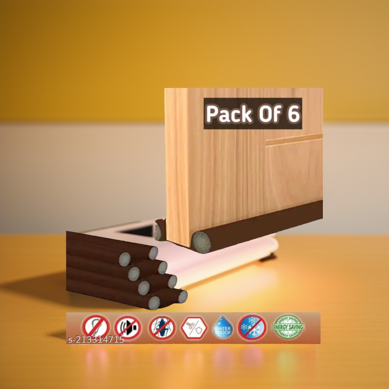 PACK OF 6 Door Draft & Dust Stopper - Insect - Air Stopper | Daraz.pk