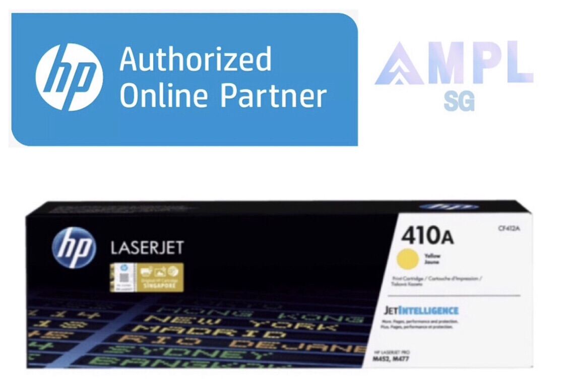 Genuine HP 410A Black Cyan Yellow Magenta Original LaserJet Toner Cartridge CF410A CF411A CF412A ...