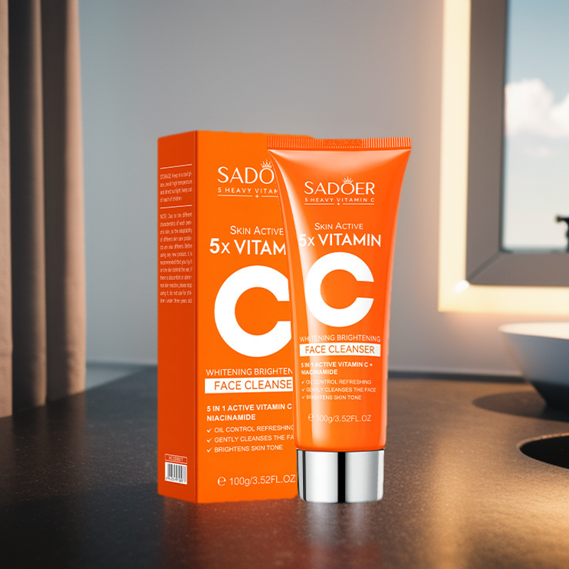 SADOER Skin Active 5X Vitamin C Brightening Face Cleanser- 100g | Daraz ...