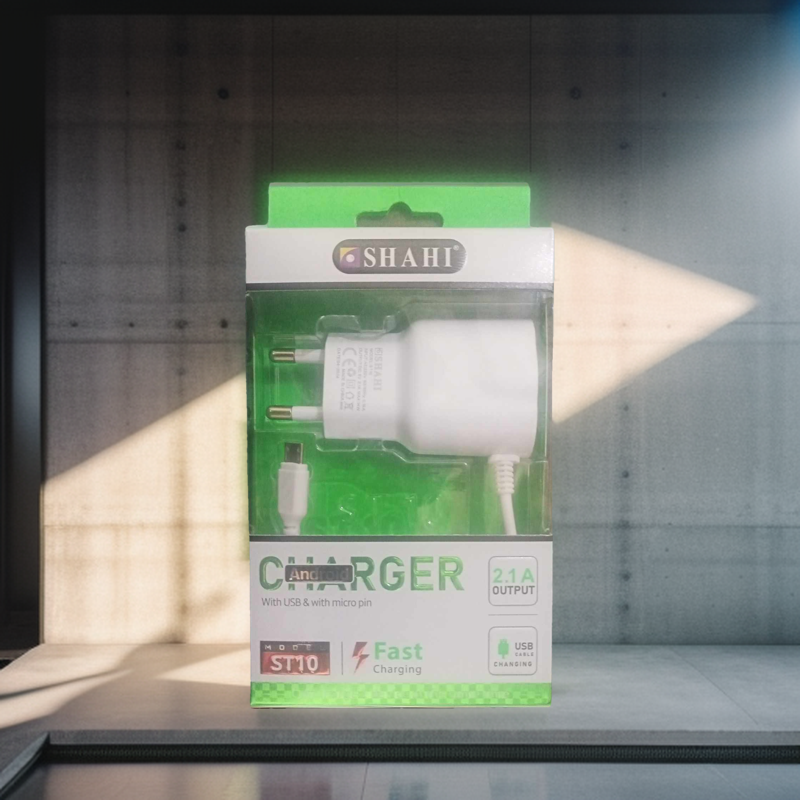 SHAHI Fast Charging Android 2.1A OUTPUT Model ST10 Android Charger With ...