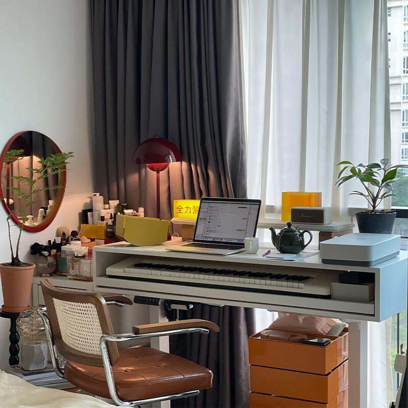 Solid Wood Piano Table Electric Adjustable Digital Piano Table Music ...