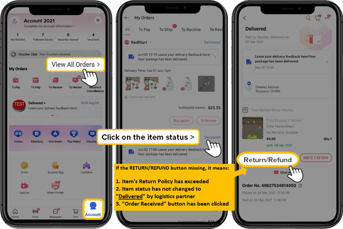 Help Center | Orders | Lazada | Lazada