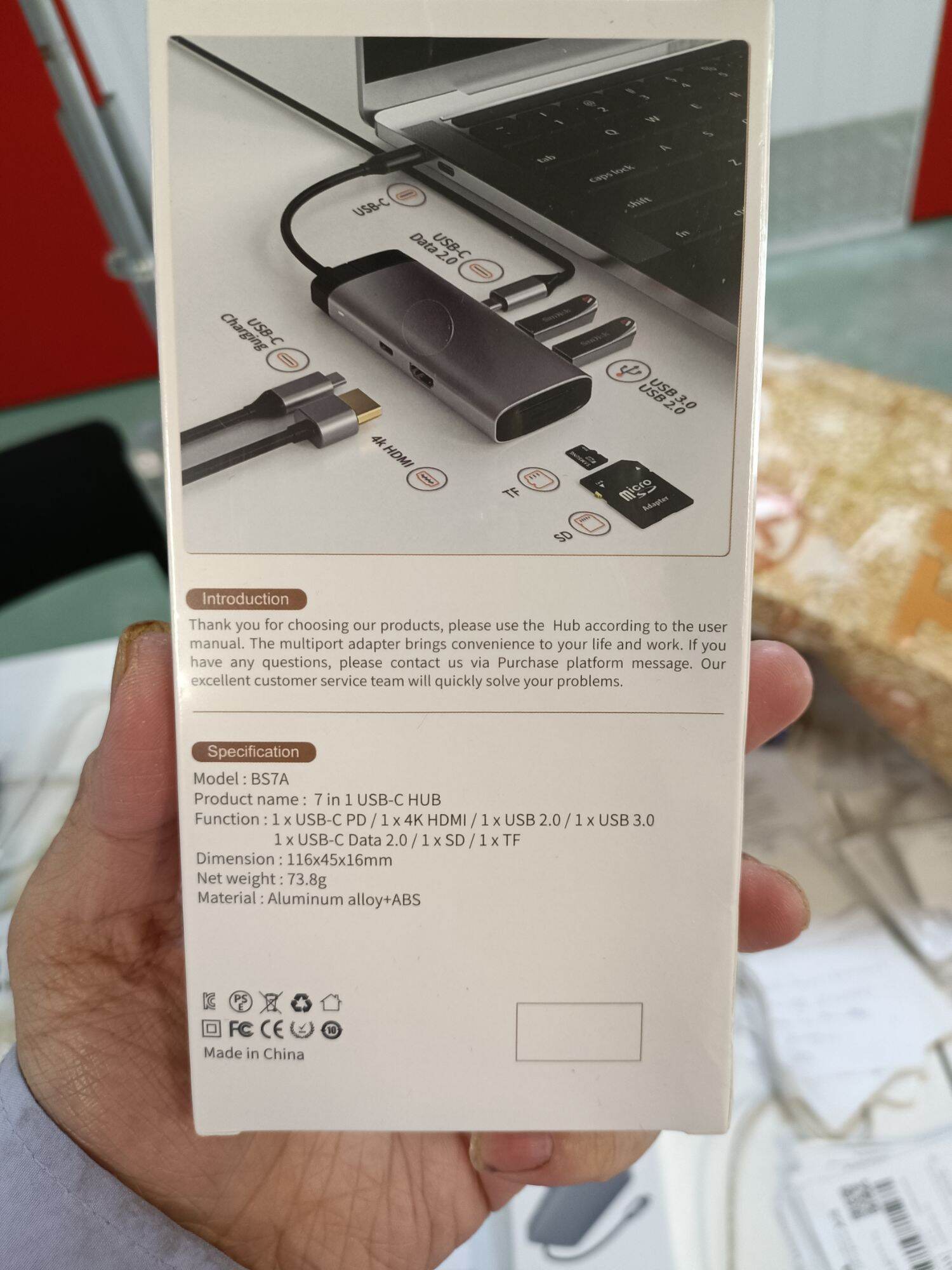 11 in 1 USB C HUB Type C Adapter to 4K HDMI VGA RJ45 LAN Ethernet SD/TF ...