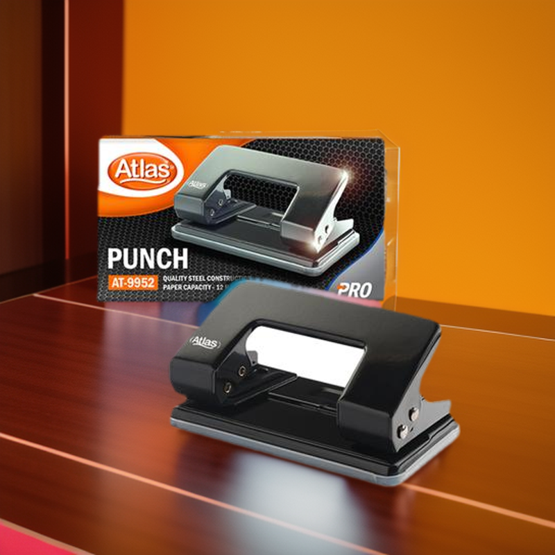 Atlas AT-9952 Paper Punch - 12 Sheets | Daraz.com.bd