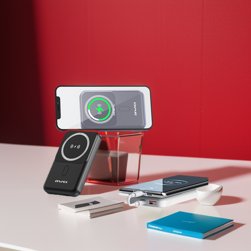 Awei P139K 10000mAh 15W Magnetic Wireless Charger Power Bank | Daraz.com.bd