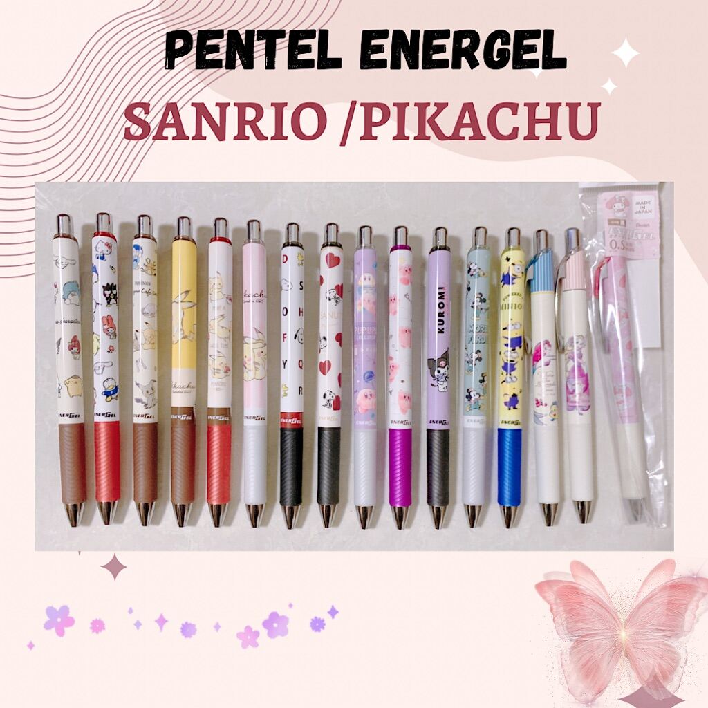 Pentel Japan Energel Pen | Sanrio , Pikachu , Snoopy | | Lazada Singapore