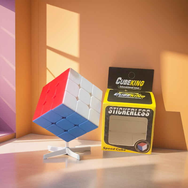 Rubiks Cube 3x3 Stickerless Best Quality Fast Speed Magic Rubik Speed ...