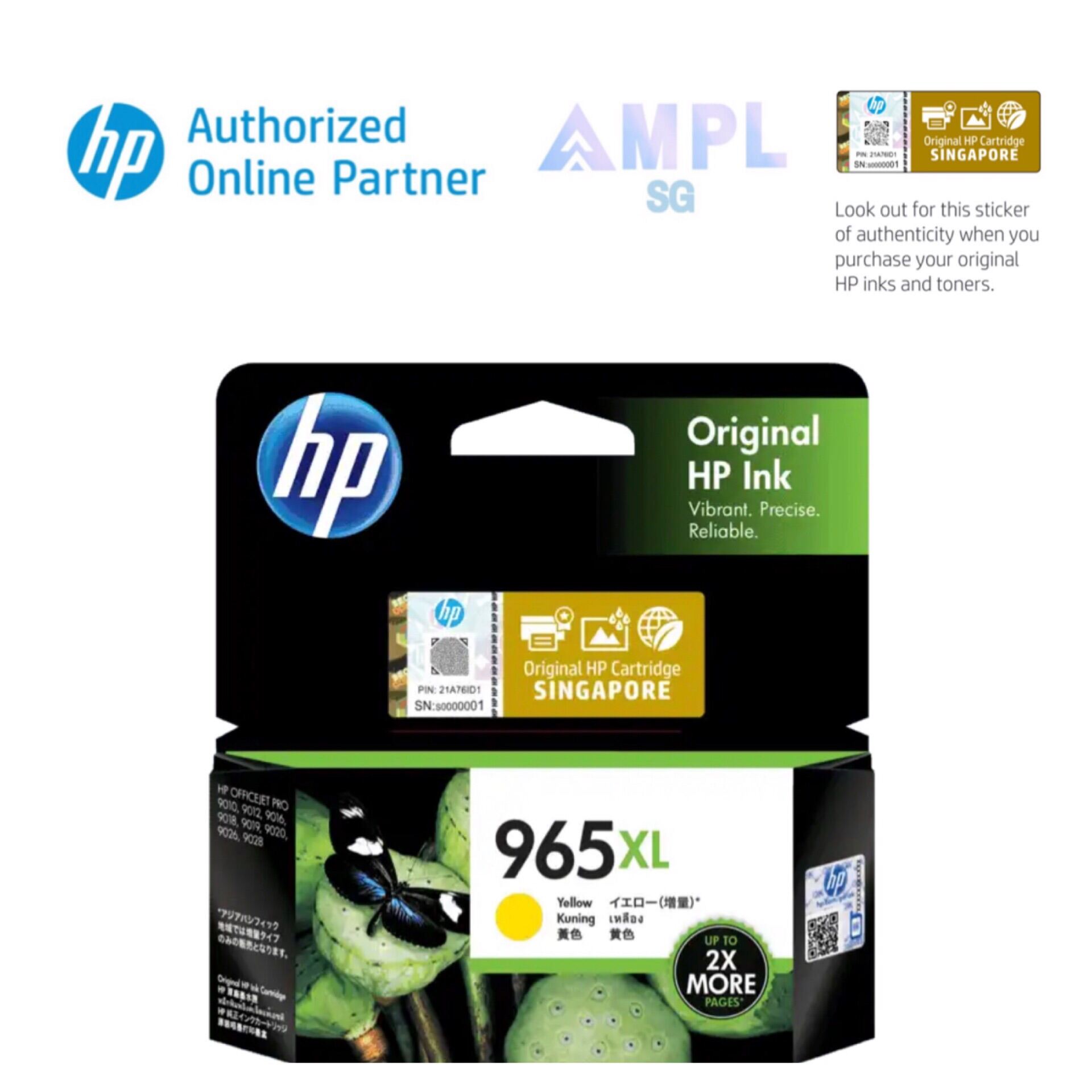 Genuine HP 965xl Original Ink Cartridge | hp 965XL 3JA81AA 3JA82AA ...