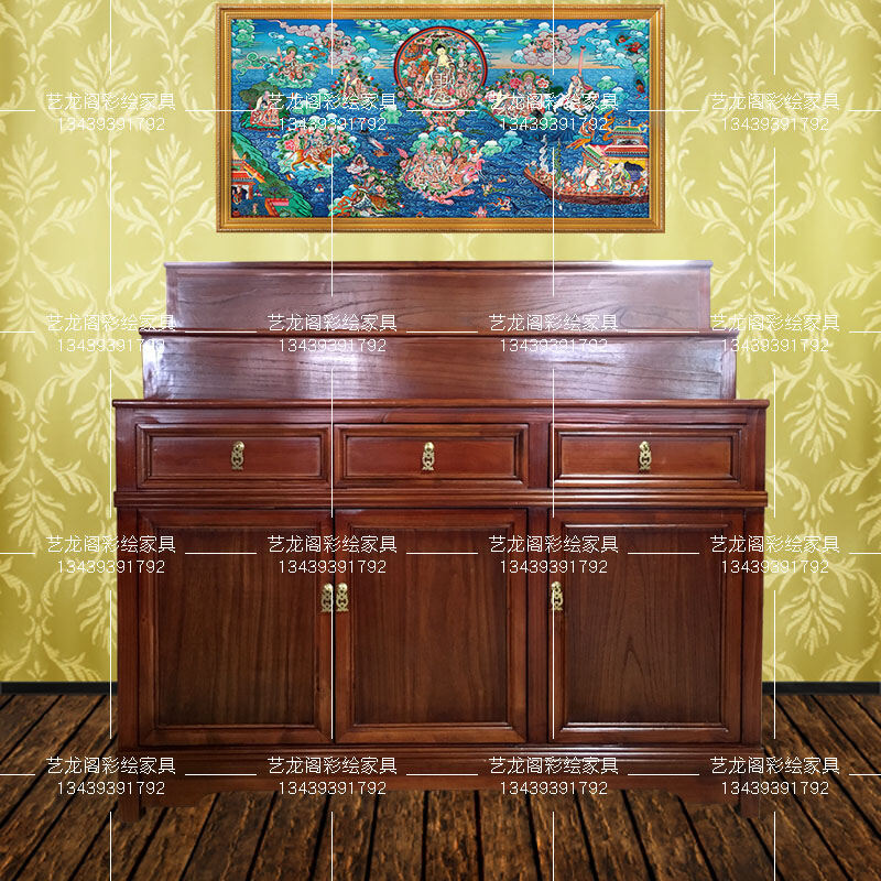 Tibetan Solid Wood Modern Minimalist Buddha Shrine Clothes Closet with ...