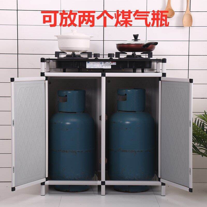 Gas Stove Cabinet Cabinet for Gas Stove and Kitchen Simple Cabinet ...