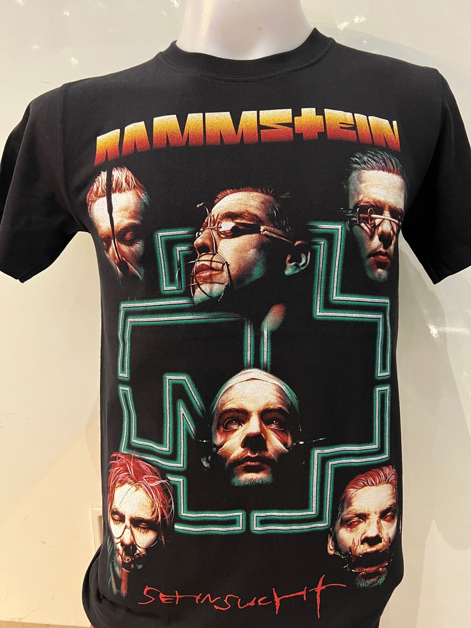 Rammstein rock t shirt ( front and back view ) | Lazada Singapore