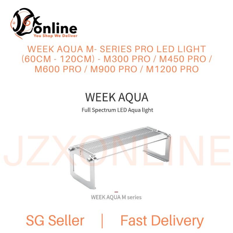 WEEK AQUA M-Series Pro LED Light (60cm - 120cm) - M300 Pro / M450 Pro / M600 Pro / M900 Pro ...