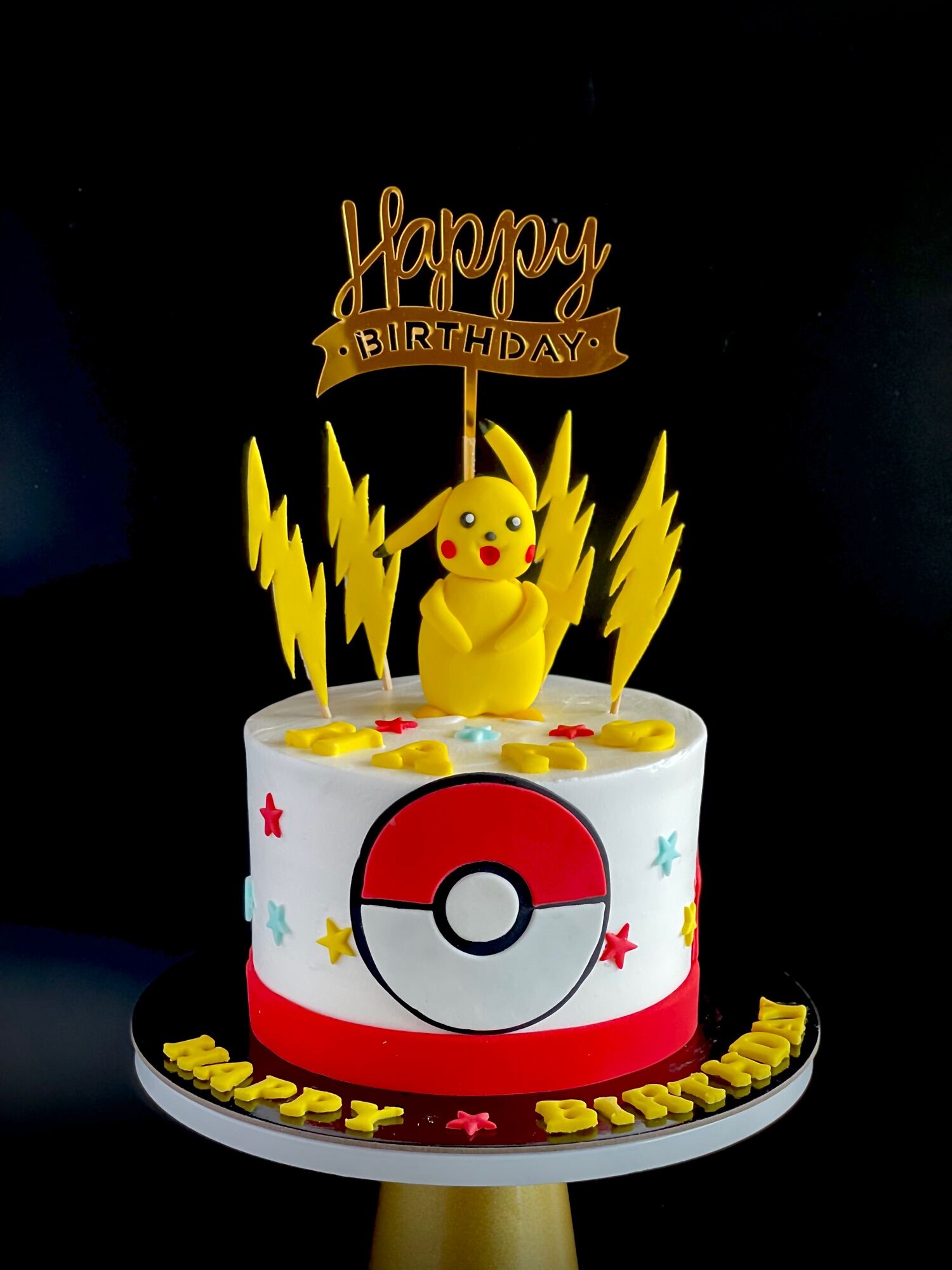 Pokemon Theme cake / Pikachu Theme Cake / Birthday Cake / Eggless ...