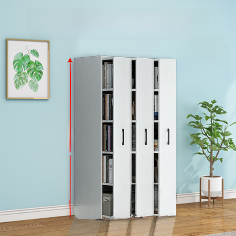 Solid Wood Bookshelf Bookcase Storage Cabinet Shoe Cabinet Drawer ...