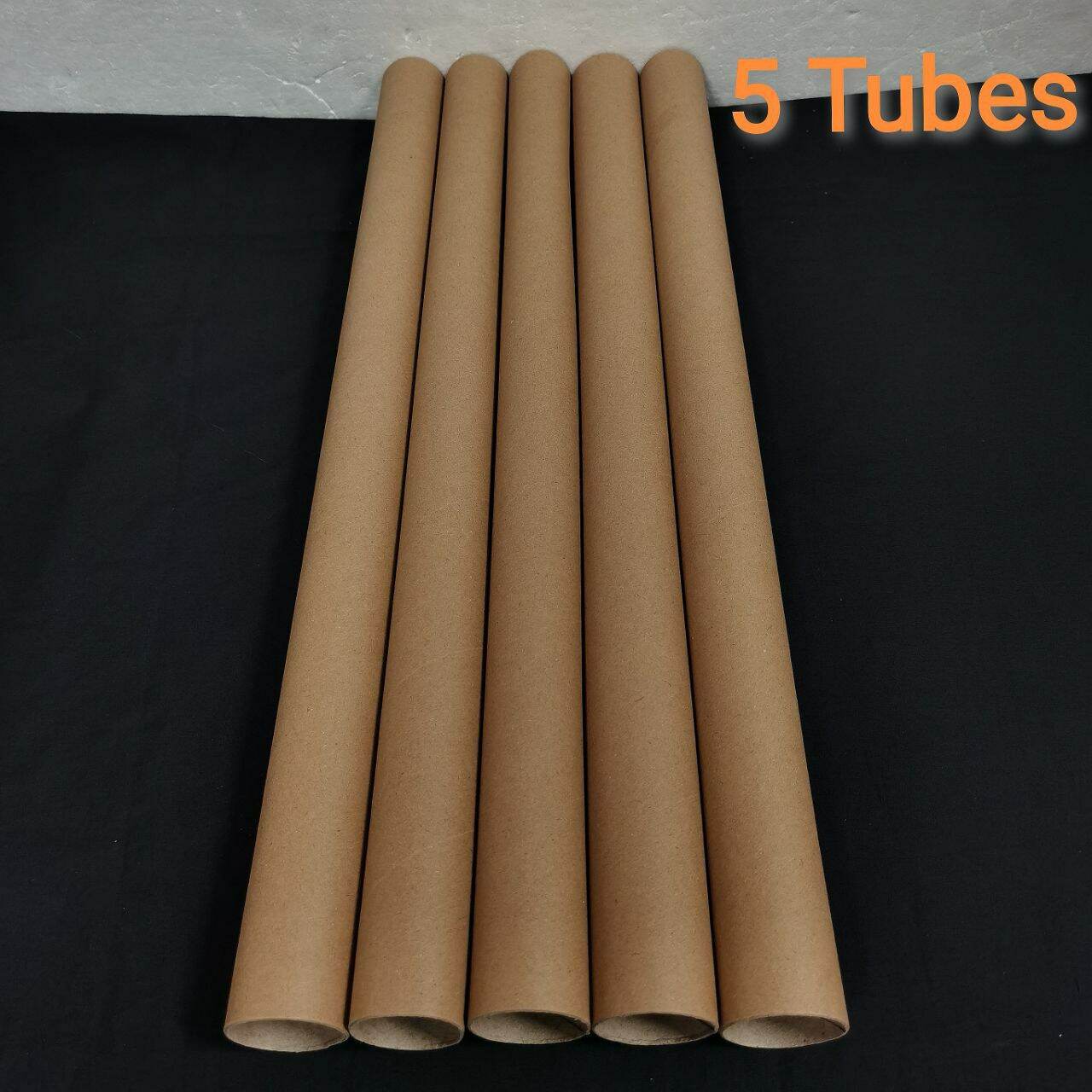 {5/ 10 tubes} Kraft Mailing Tube/ Carton Box Tube/ Courier Tube/ Parcel ...