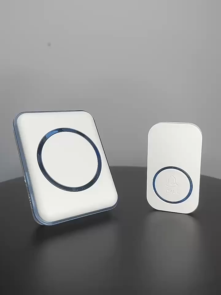 Wireless Doorbell Smart Digital Home LED Light Battery Operated 60 ...