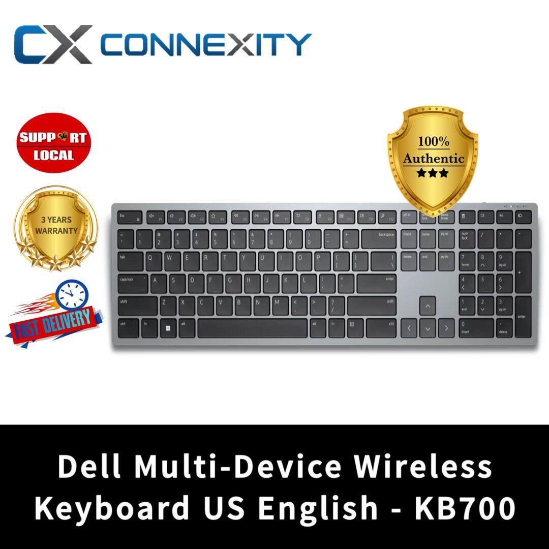 Dell Multi-Device Wireless Keyboard US English - KB700 580-AKRN Dell ... Dell Multi-Device Wireless Keyboard US English - KB700 580-AKRN Dell ...