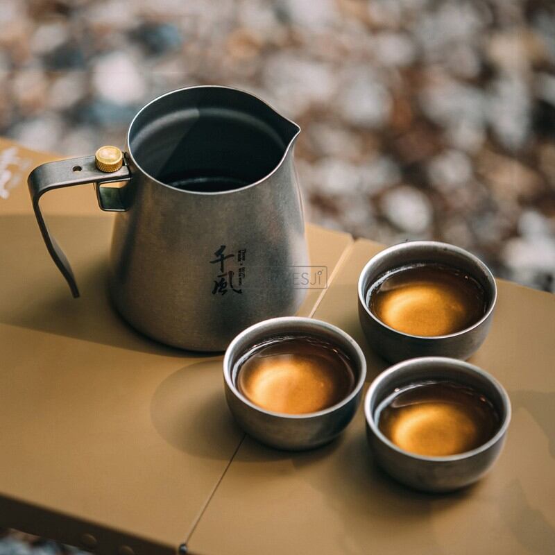 Thous Winds Qianfeng Tea Ceremony Titanium Tea Set Pure Titanium ...