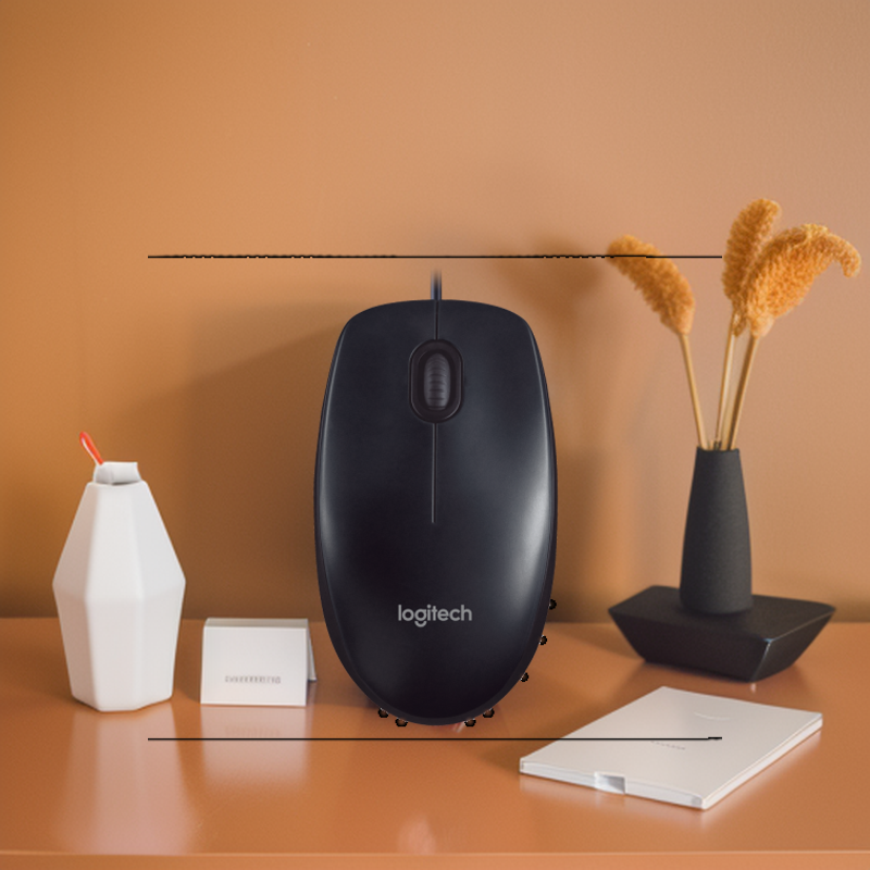 Logitech M90 USB Contoured Shape MOUSE | Daraz.com.bd