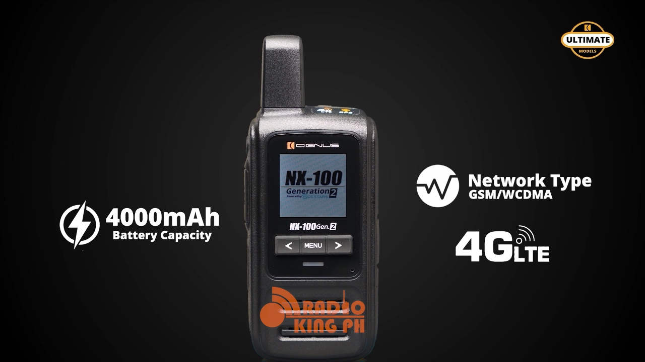 NEW CIGNUS NX100 Gen.2 Poc 4G LTE Network Radio Dualsim | Lazada PH