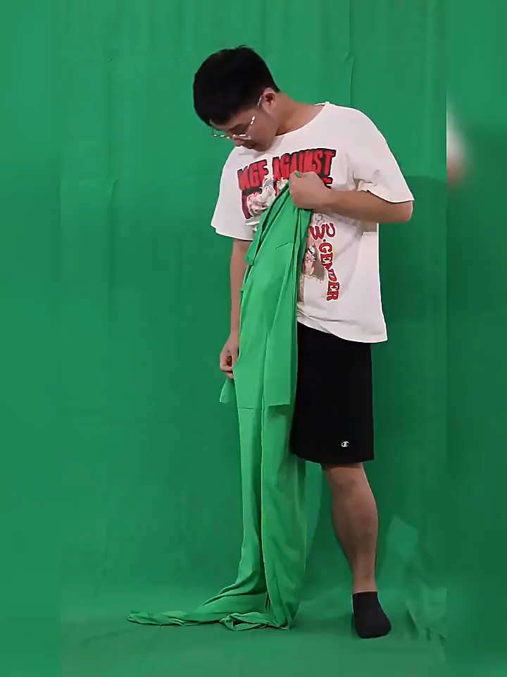 Baju Green Screen Chroma Key Kostum Full Badan Green Screen Clothes ...