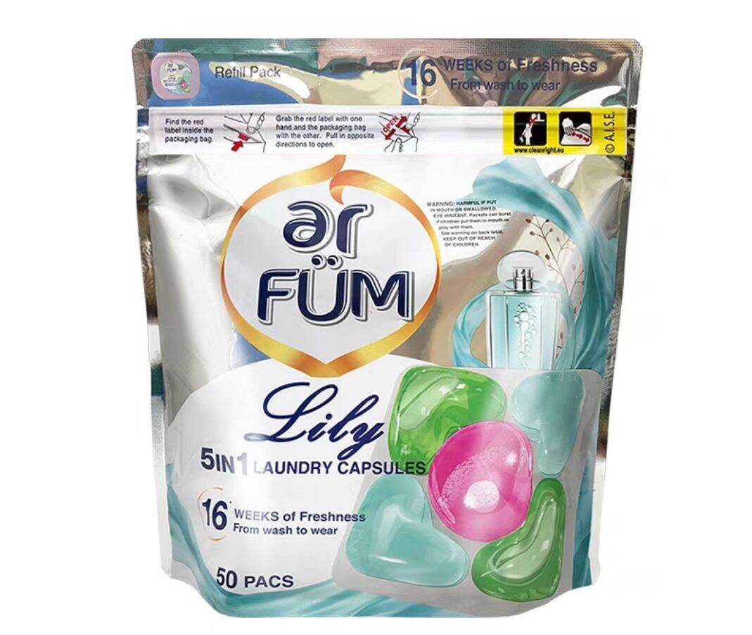 Ar Fum Detergent laundry Capsule refill pack 50 pods- Ready stock ...