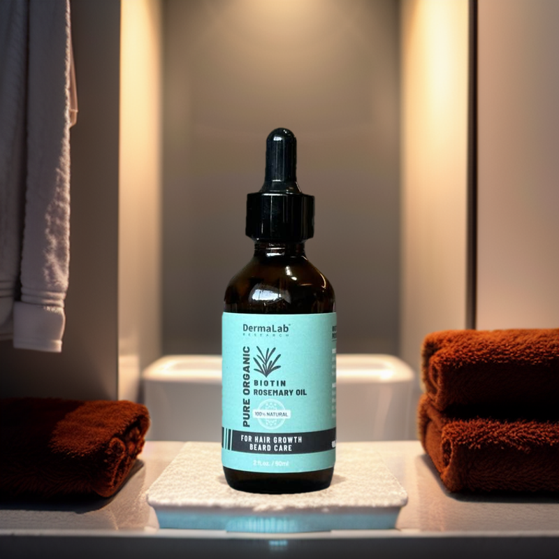 DERMALAB [New York] Organic Rosemary Hair Growth Oil with Biotin | Lazada