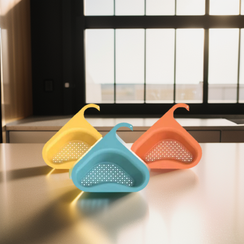 Triangle Hangable Drain Basket Kitchen Sink Drain Rack Household ...