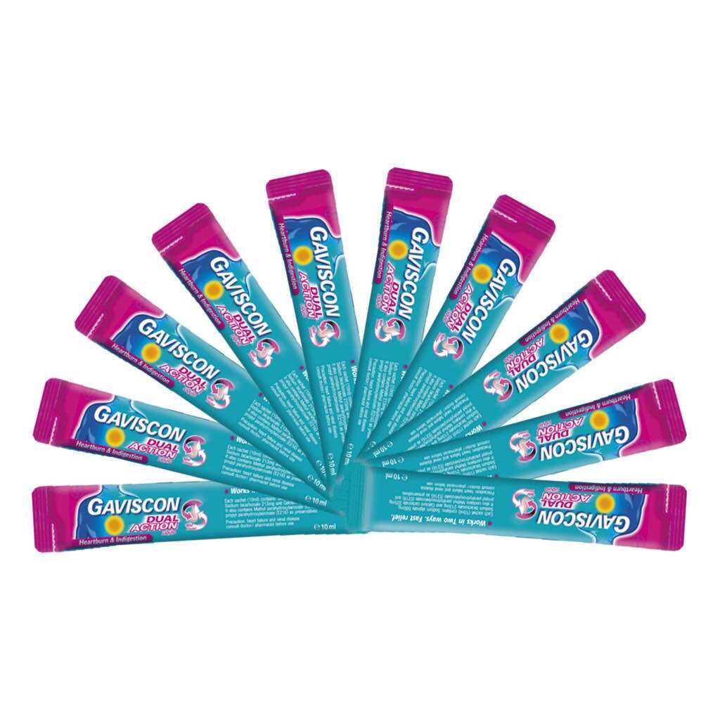 Gaviscon Dual Action Sachets 24s * exp September 2025 | Lazada Singapore