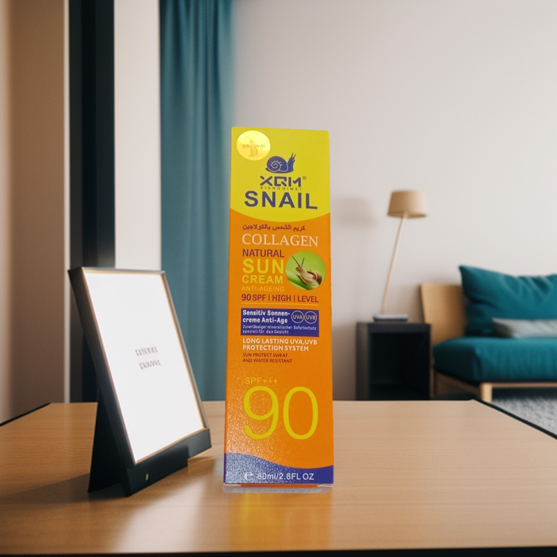 XQM Snail Collagen Natural Sun Cream Spf 90+ 80 ml | Daraz.pk