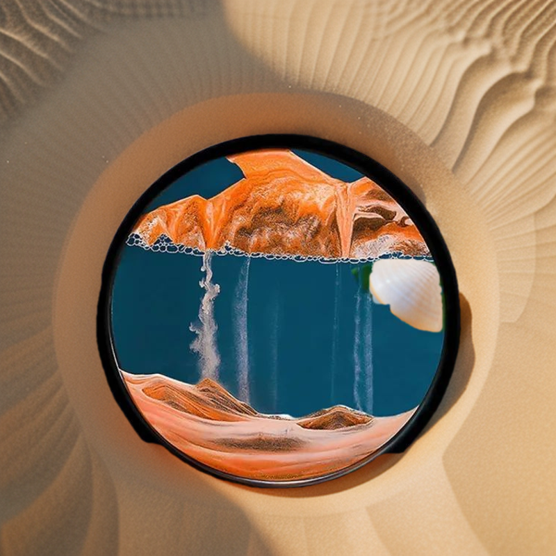 Sandscape Painting - Sand Clock - Moving Sand Art | Daraz.pk