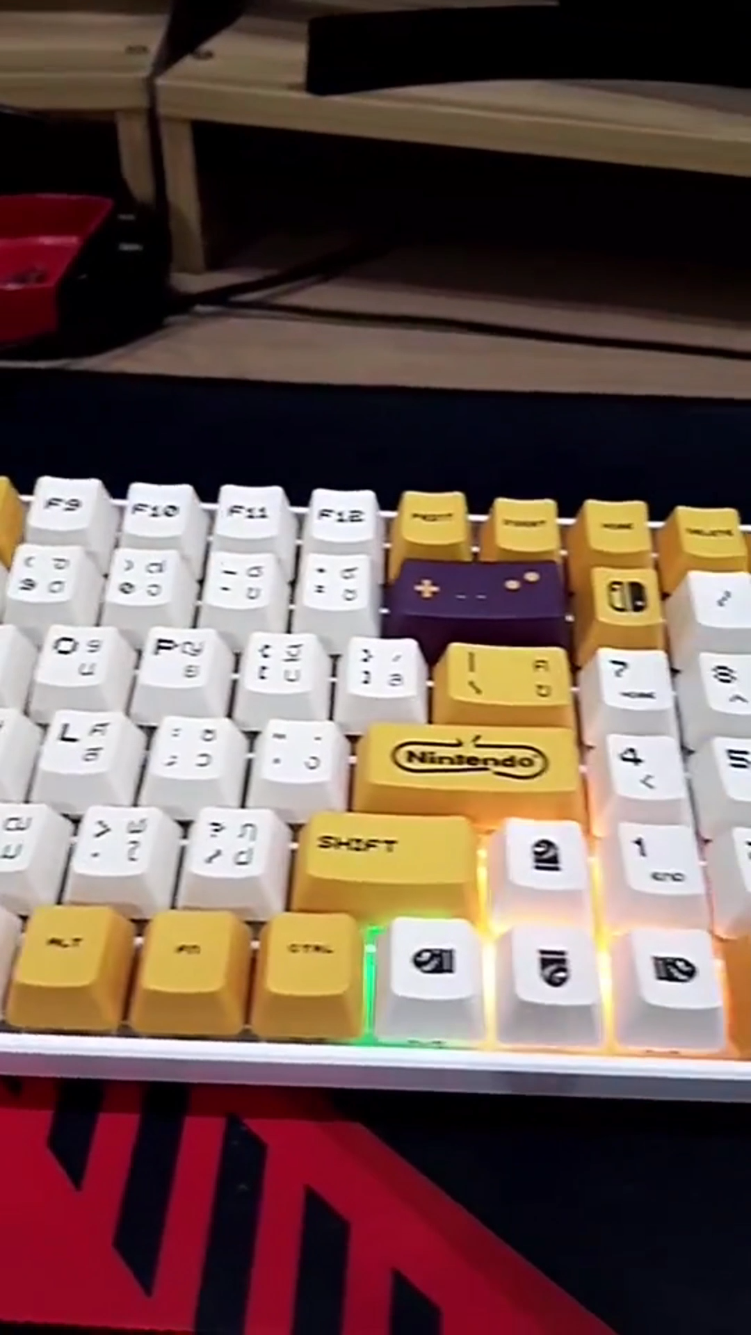 FEKER Mario Keycaps Cherry Profile PBT Material Sublimation Process ...