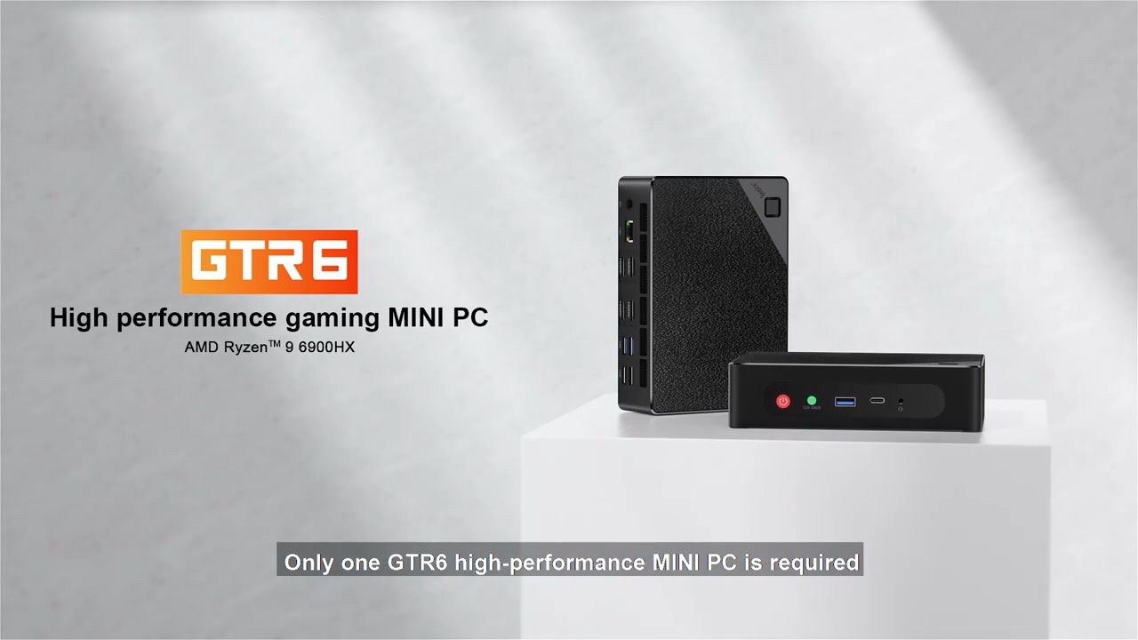 2023 Beelink GTR6 Ryzen 9 6900HX DDR5 Windows 11 Pro Mini PC Gamer 8K ...