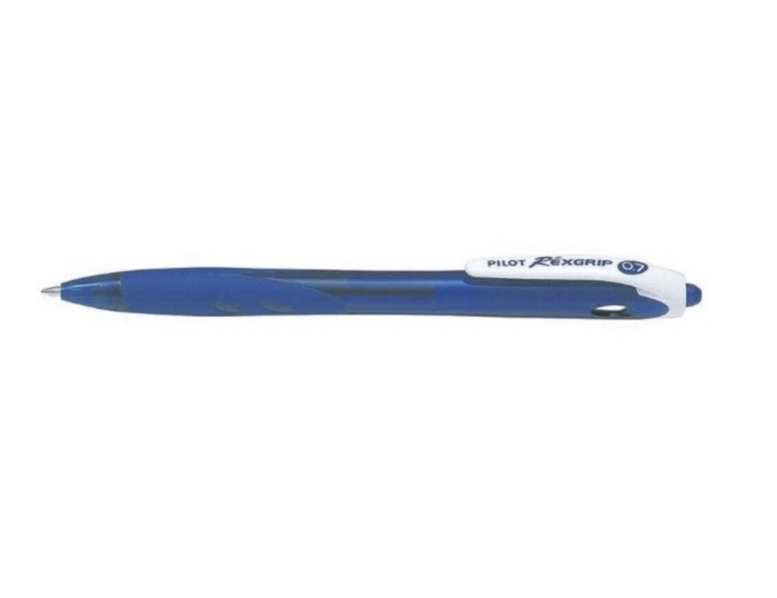 Pilot Rexgrip Ballpoint Retractable Pen (3 pieces) (0.7mm) (Black, Blue ...