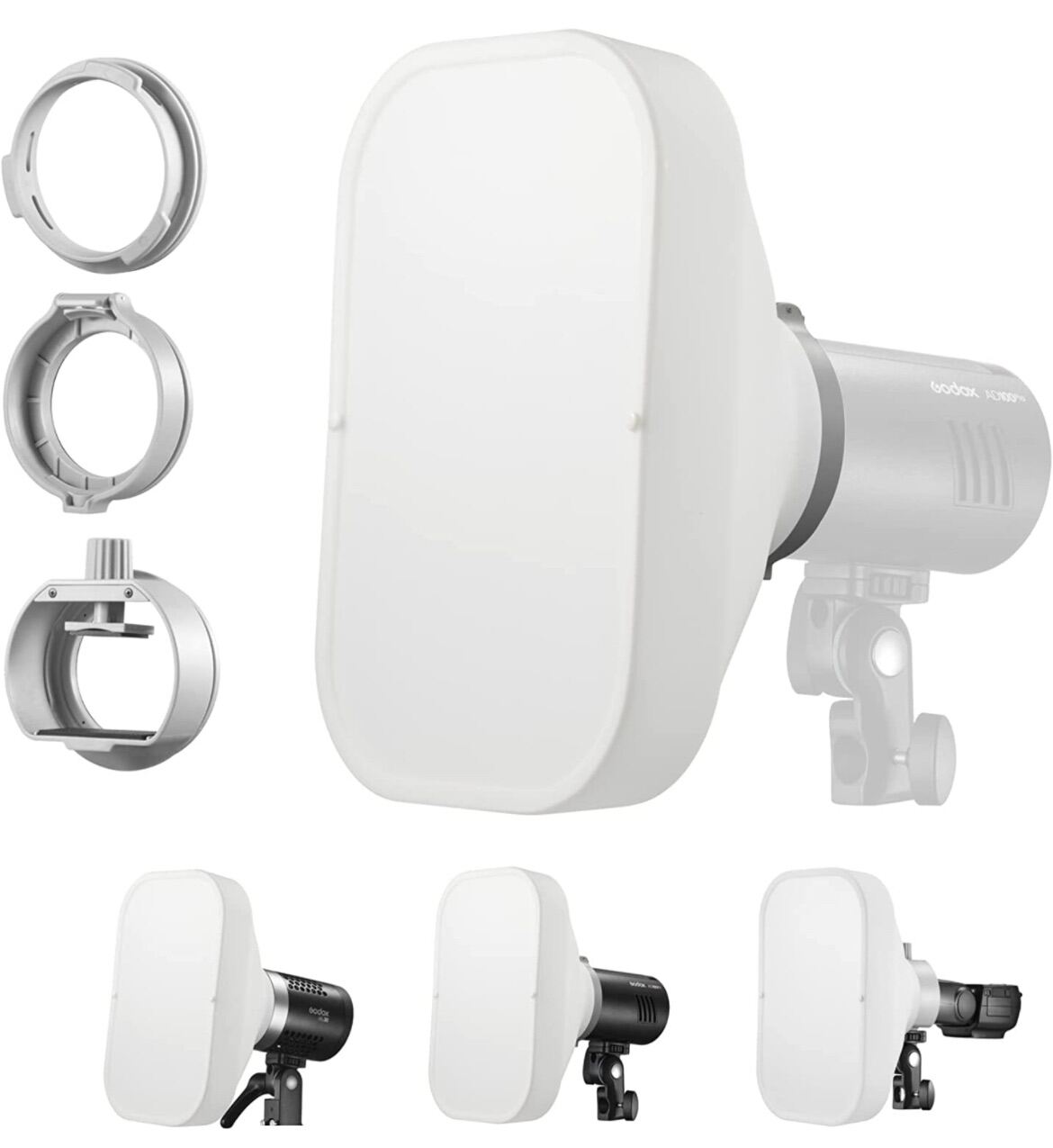 Godox ML-CD15 ML1625 Diffusion Dome Kit(Included 3 adapters) | Lazada ...