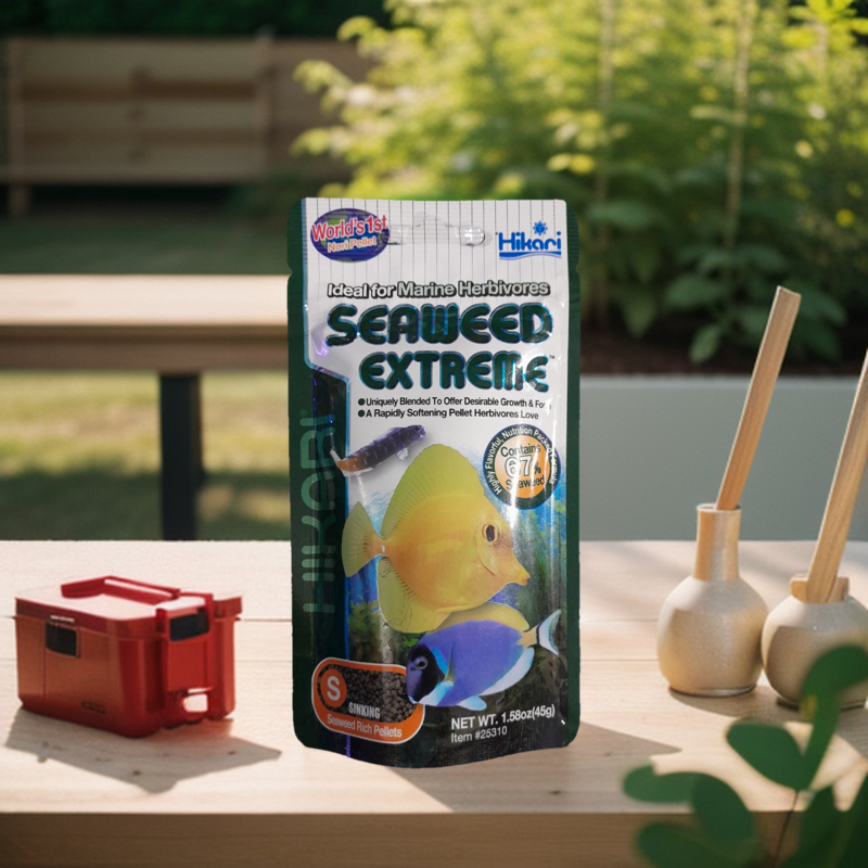 Hikari Seaweed Extreme Sinking 45g Hikari Fish Food Ideal For Marine ...