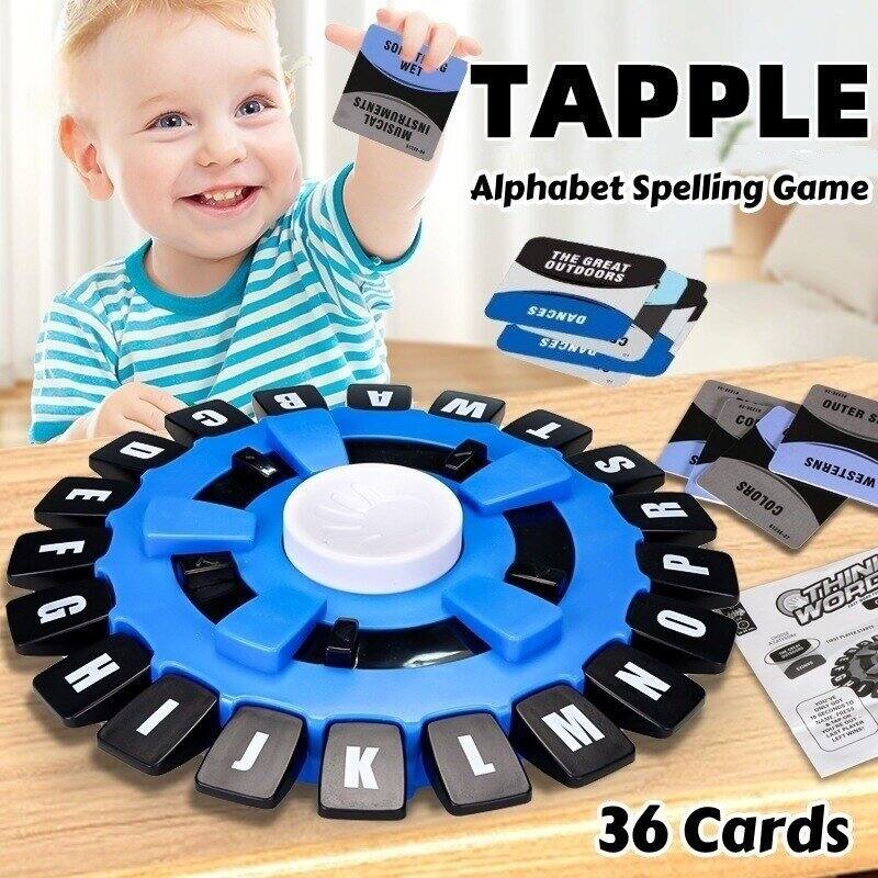 Fast-Paced Family Board Game Quick Thinking Spelling Word Game Kids ...
