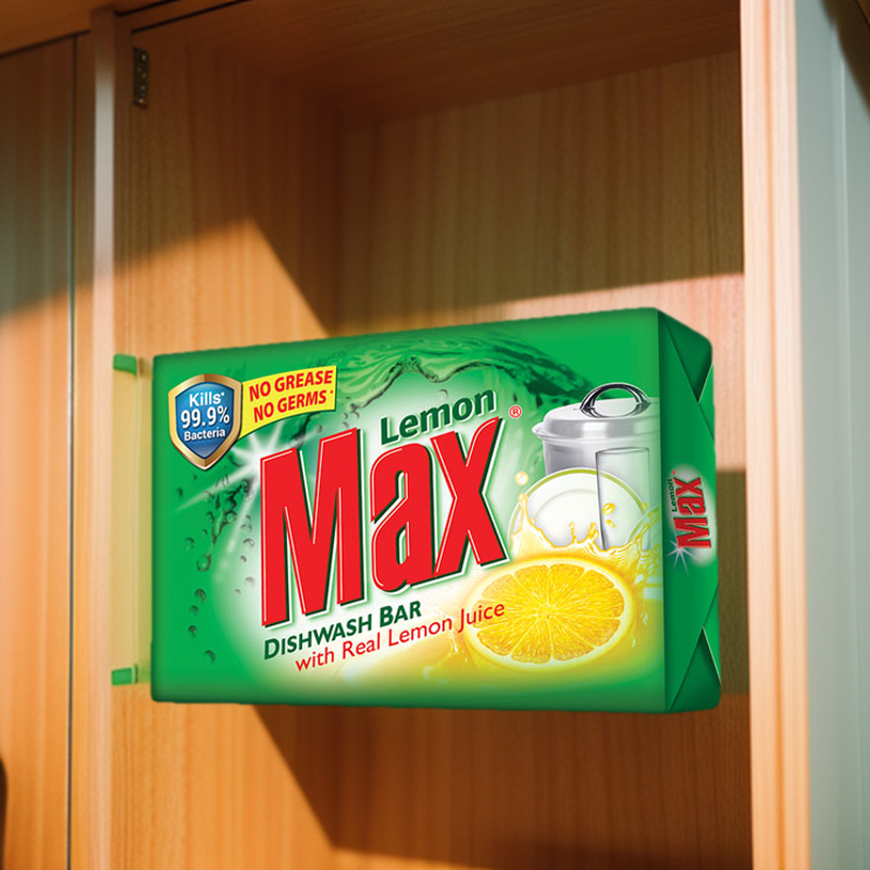 LEMON MAX DISHWASH BAR WITH REAL LEMON JUICE | Daraz.pk