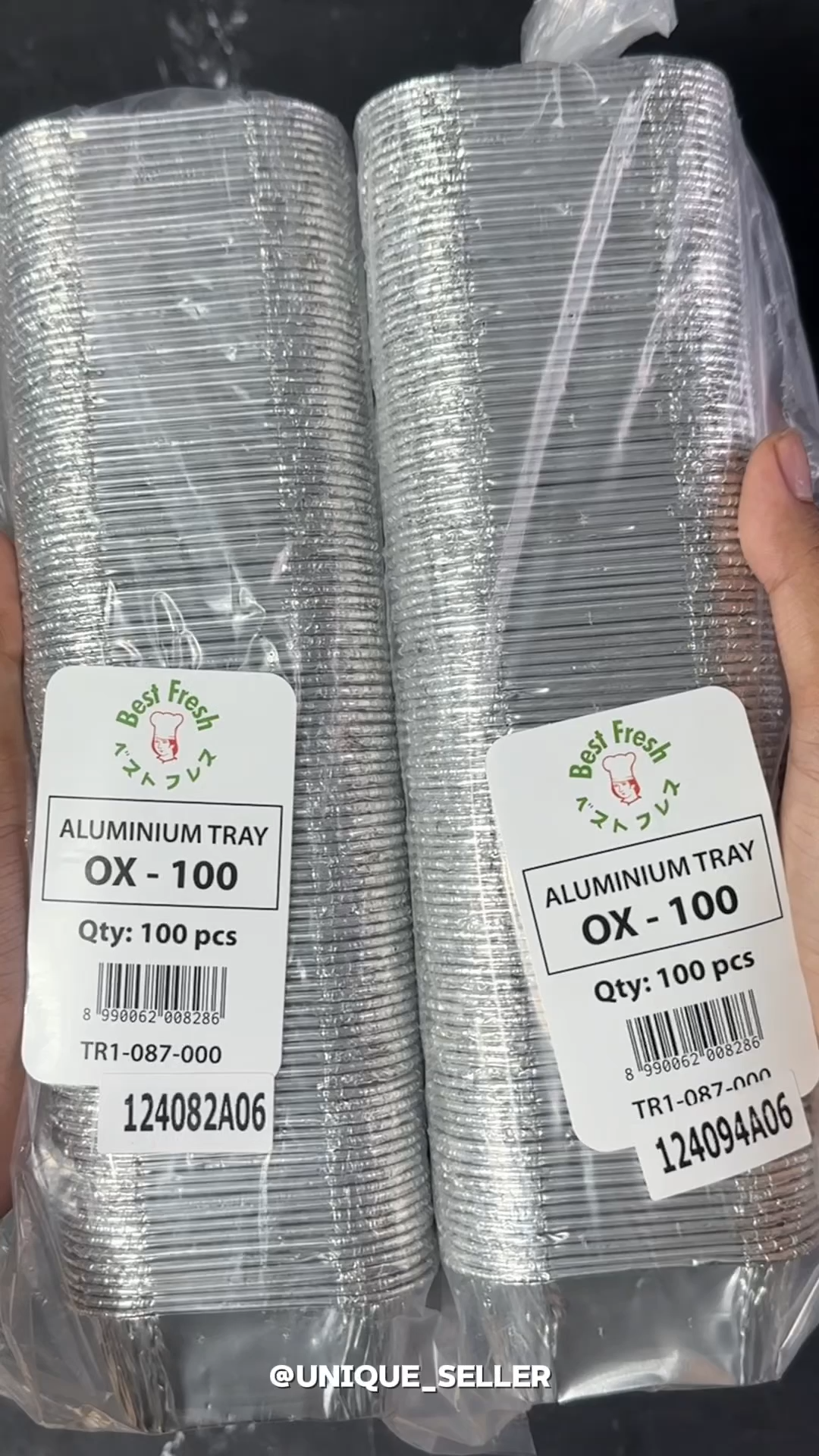 [Isi100] Aluminium Foil Cup OX 100 + Tutup Mika Bestfresh Alufoil Tray ...