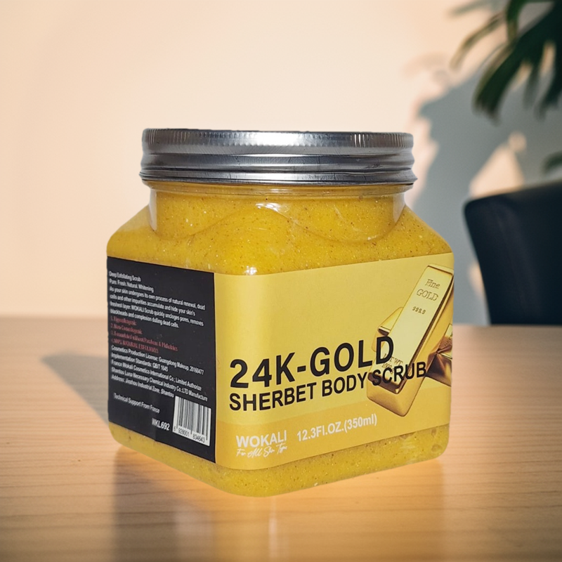 24K Gold Sherbet Body Scrub 350ml WKL New Variants Peach-Vitamin C ...