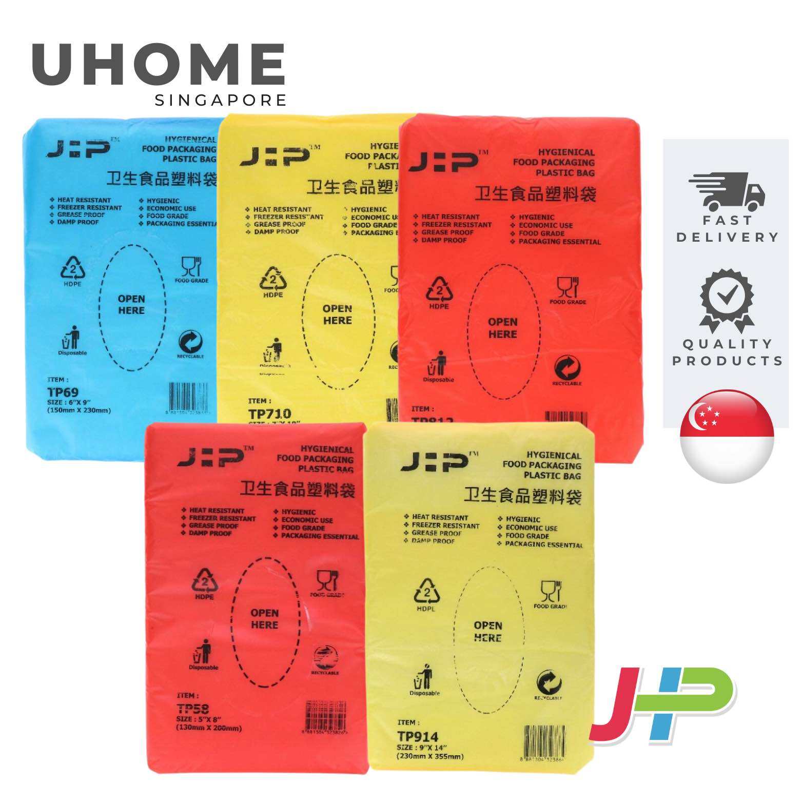 HDPE Transparent Thin Pack Hygienical Food Packaging Plastic Bag For ...