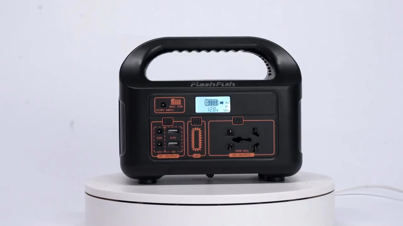 FlashFish Power station 220v 150w power station multi-function portable big capacity solar ...