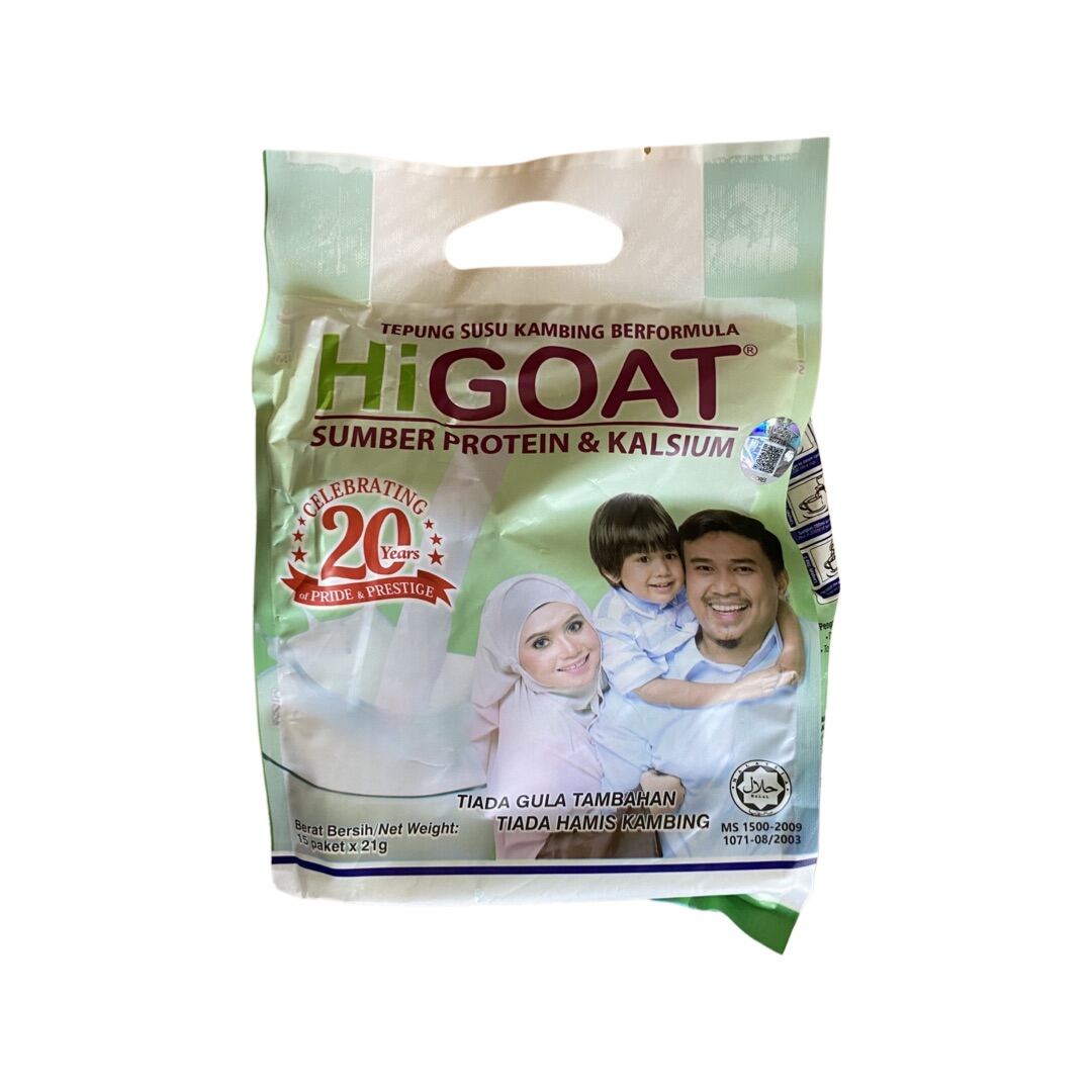 [HIGOAT] FORMULATED GOAT’S MILK POWDER (15PCS x 21G) | Lazada Singapore