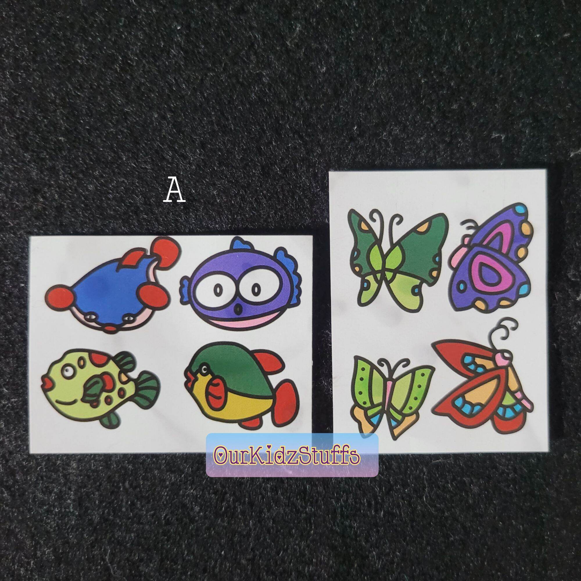 (Kids Art and Craft) Oven-baked Painting Glass Stickers Playdate Kit ...