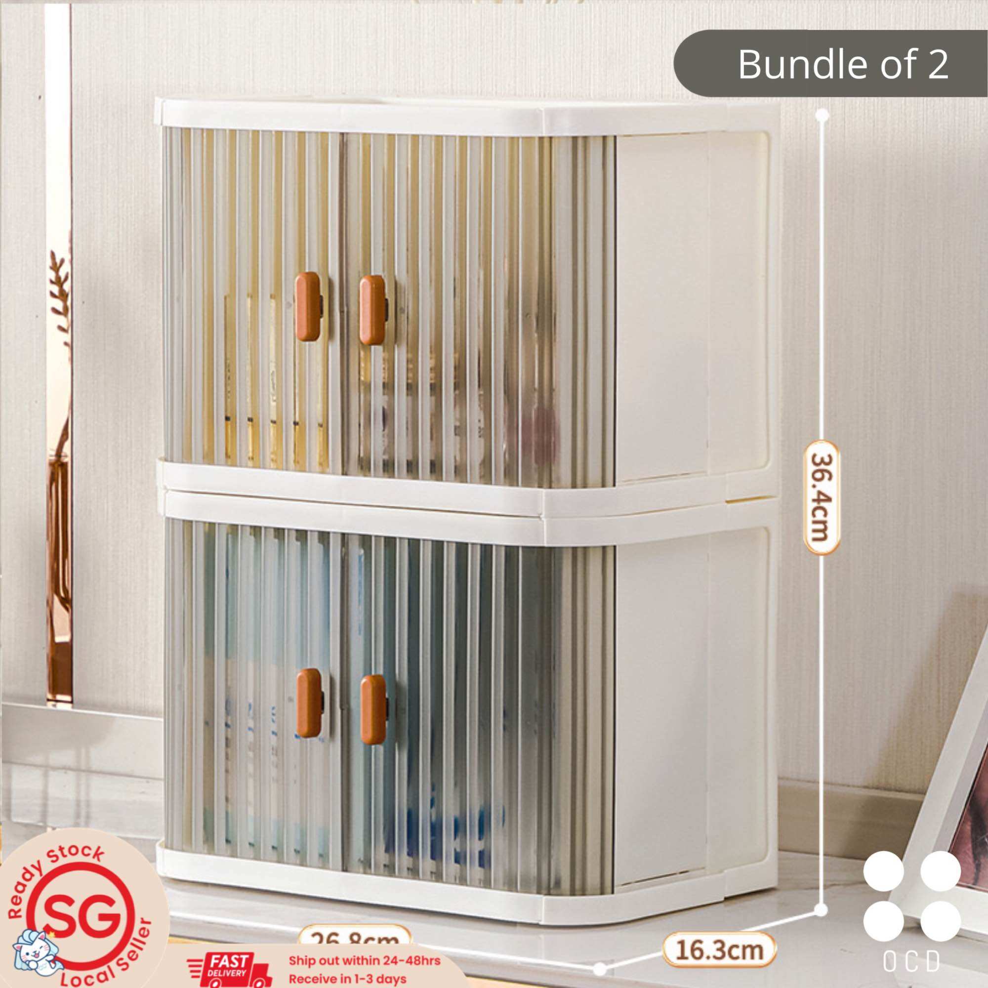 KAIZEN [MINI] Foldable Storage Box / Desktop Storage Box / Cabinet ...