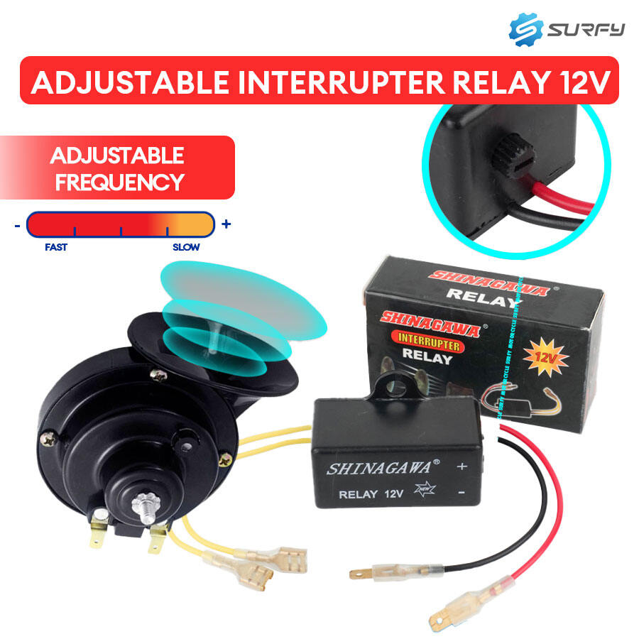 Shinagawa Horn Interrupter Relay 12V Universal Motorcycle Accessories ...