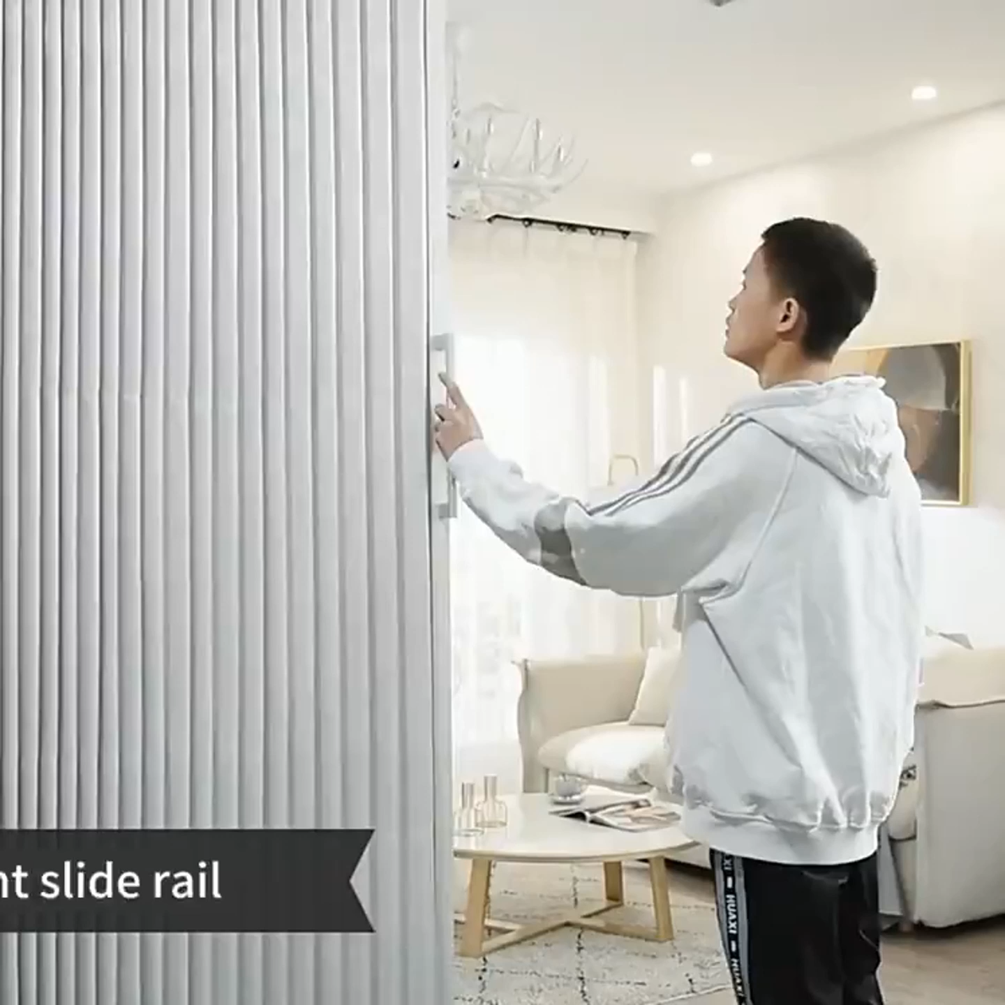 PVC sliding partition wall accordion Folding Door temporary door for ...