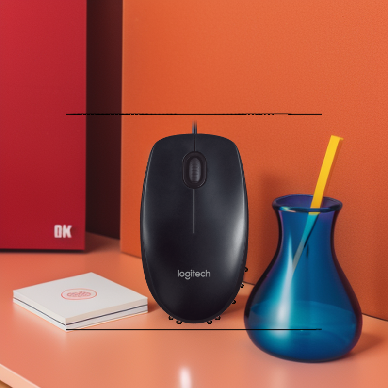 Logitech M90 USB Contoured Shape MOUSE | Daraz.com.bd
