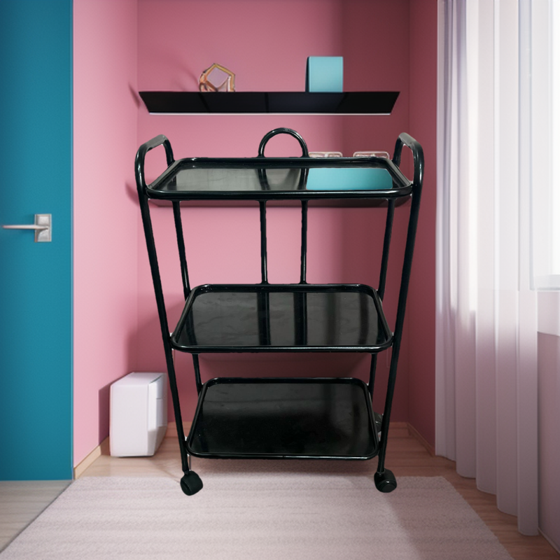 Trolley 3 Trey With Wheels Moving Trolley Side Table | Daraz.pk